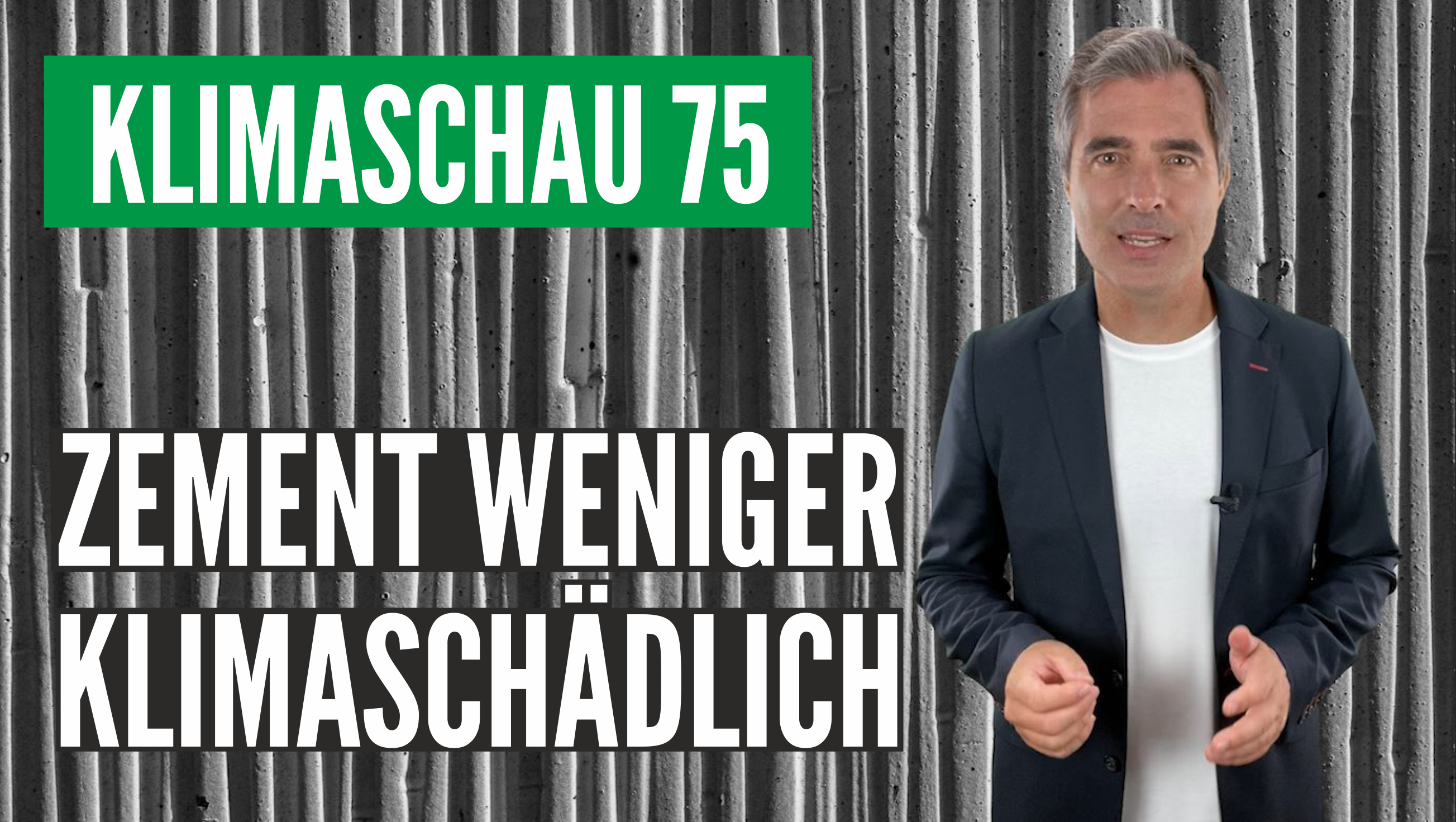 Die Klimaschau von Sebastian Lüning: Zement ist offenbar weniger klimaschädlich als gedacht ...